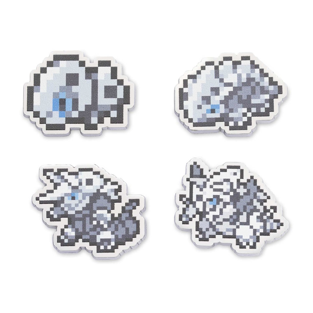 Aron, Lairon, Aggron & Mega Aggron Pokémon Pixel Pins (4-Pack ...