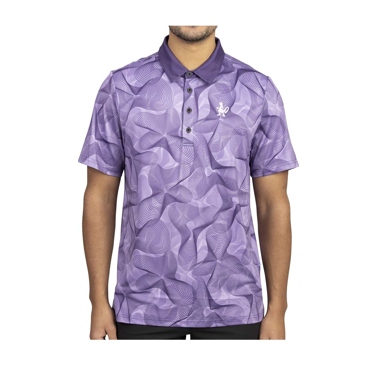 Mewtwo Pokémon Clubhouse Polo Shirt - Men | Pokémon Center Canada ...