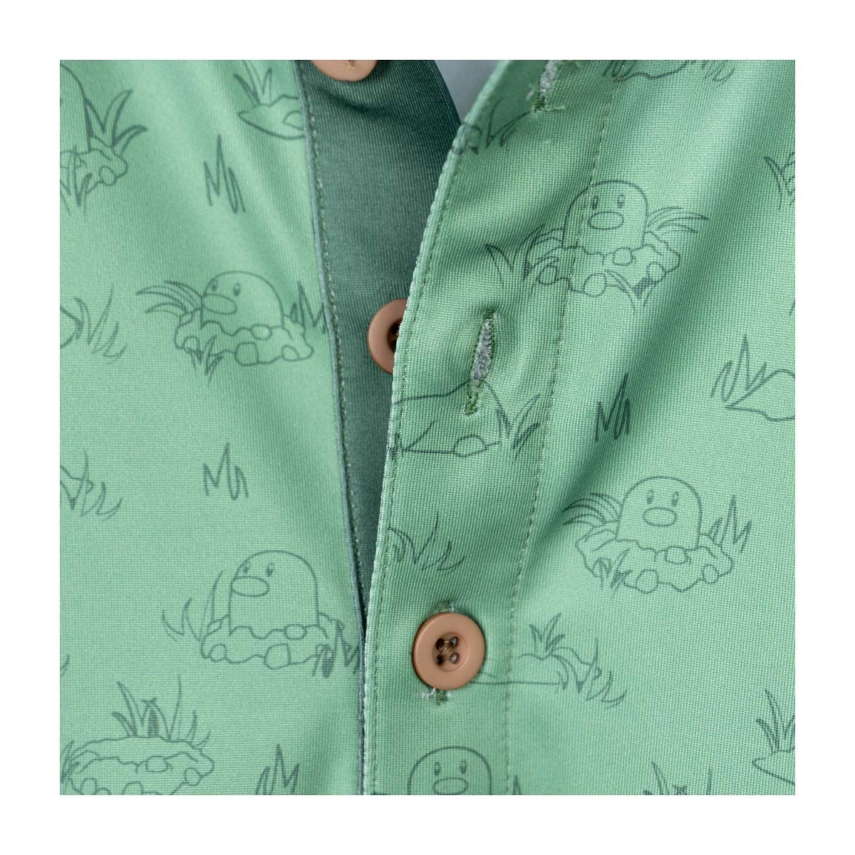 Diglett Pokémon Clubhouse Polo Shirt - Men | Pokémon Center Official Site