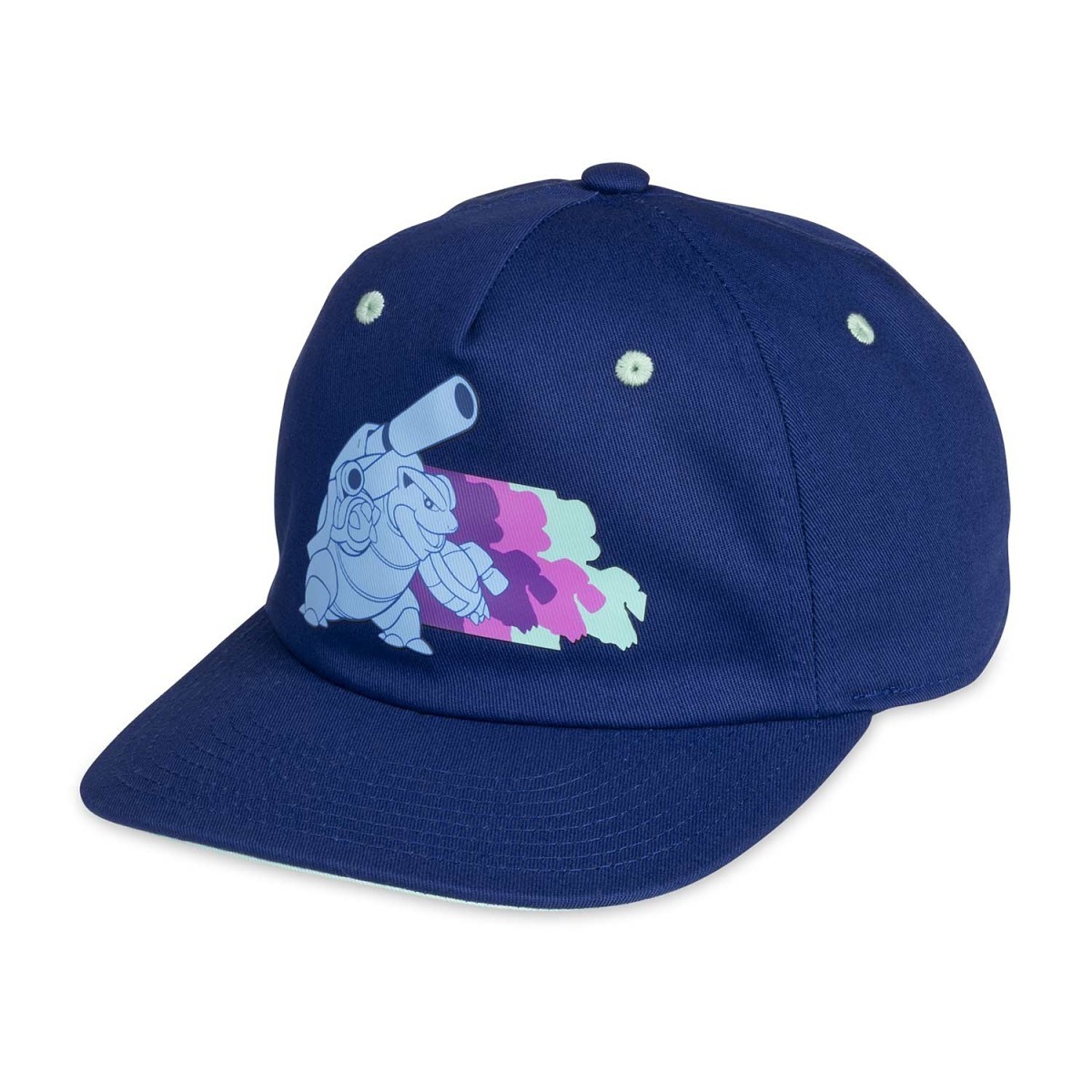 Mega Blastoise Blue Flat-Bill Hat (One Size-Adult) | Pokémon Center ...
