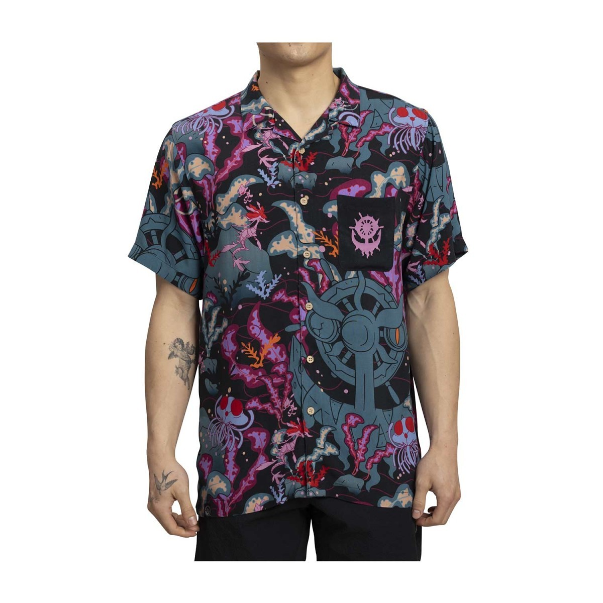 Pokémon Tropical Ocean Depths Tropical Shirt - Adult | Pokémon Center ...