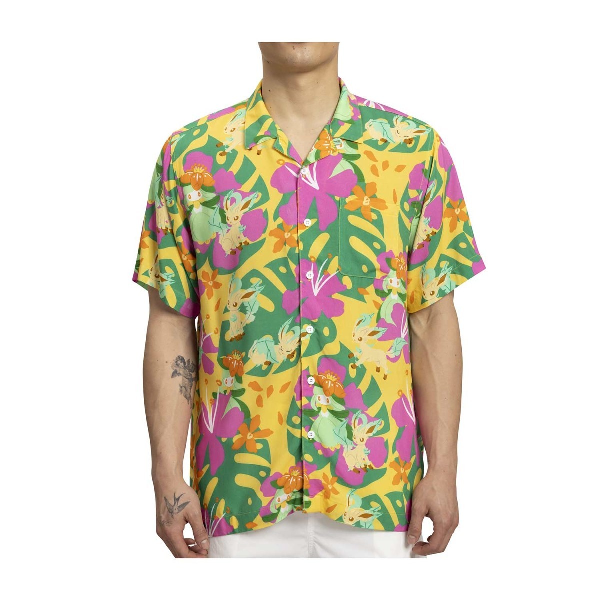 Pokémon Tropical Among the Leaves Tropical Shirt - Adult | Pokémon ...