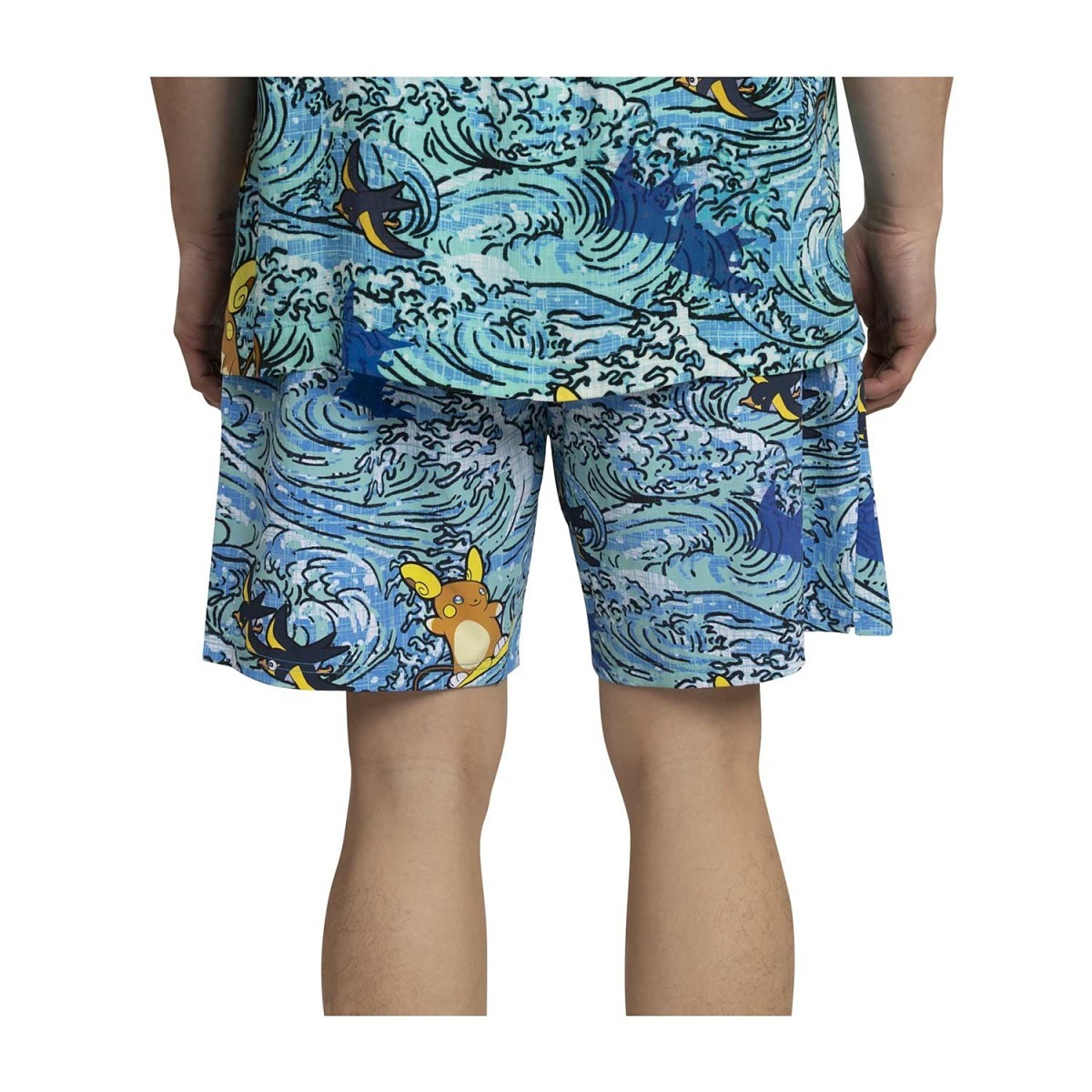 Pokémon Tropical Whitecap Cruising Shorts - Men | Pokémon Center UK ...