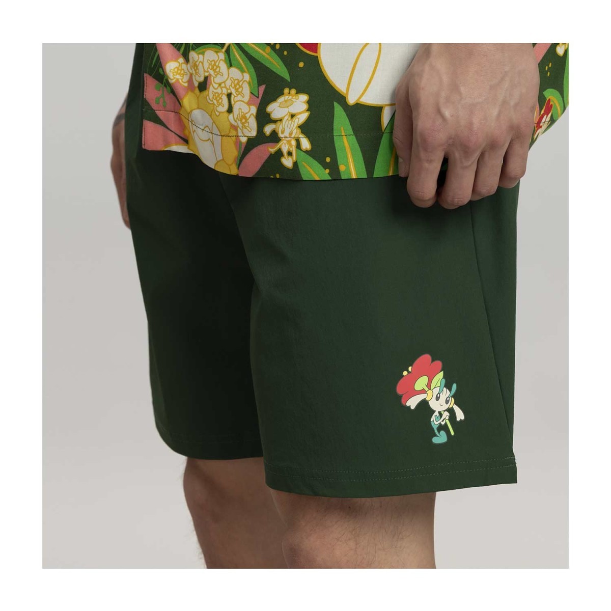 Pokémon Tropical Floette Shorts - Men | Pokémon Center UK Official Site