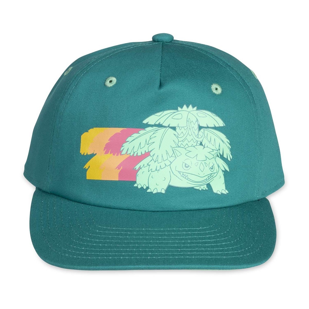 Mega Venusaur Green Flat-Bill Hat (One Size-Adult) | Pokémon Center ...