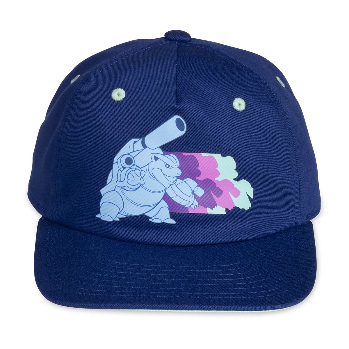 Mega Blastoise Blue Flat-Bill Hat (One Size-Adult) | Pokémon Center ...
