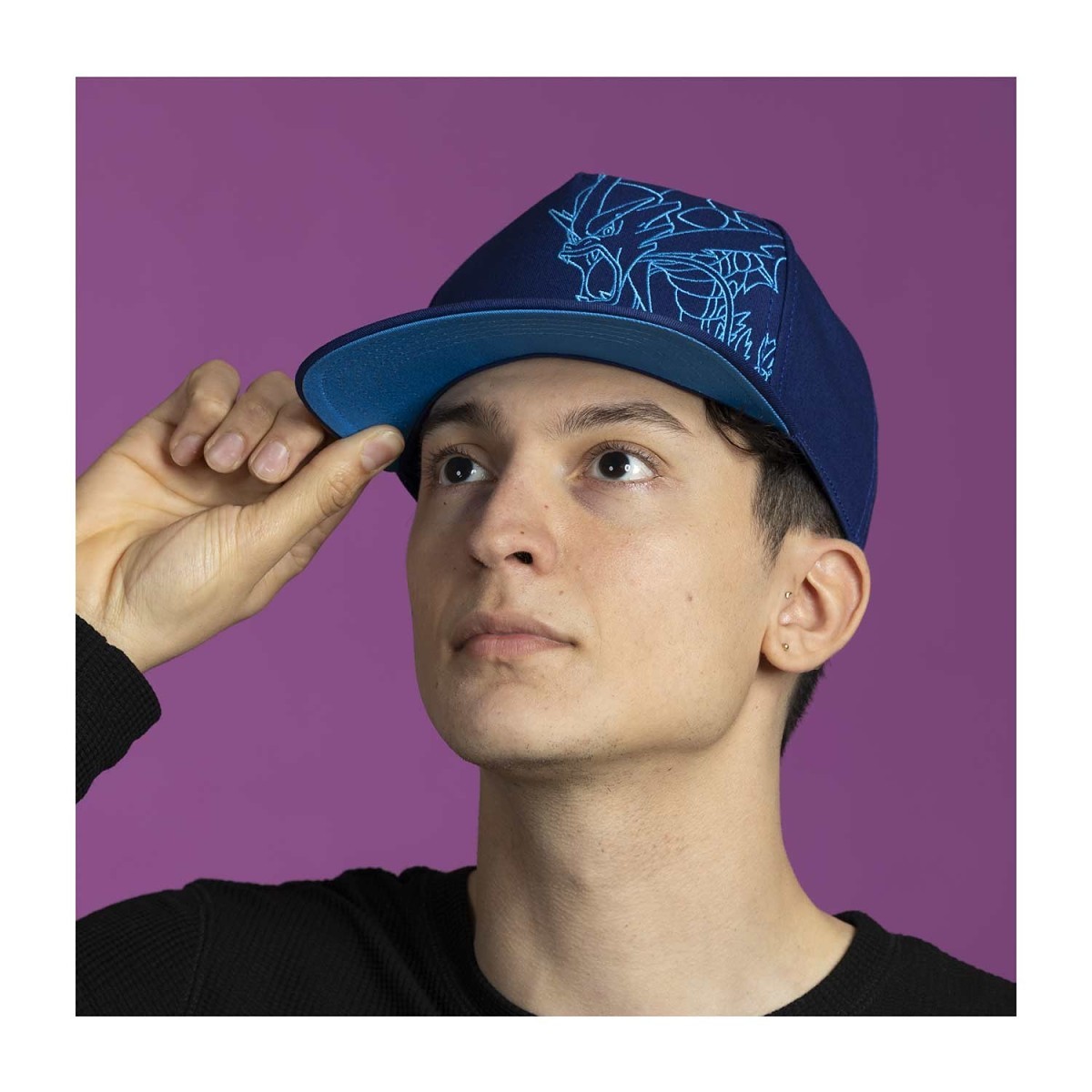 Mega Gyarados Blue Flat-Bill Hat (One Size-Adult) | Pokémon Center ...