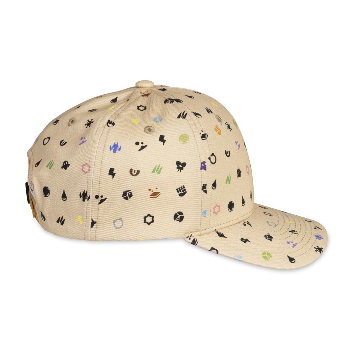 Pokémon Types Tan Structured Hat (One Size-Adult) | Pokémon Center ...