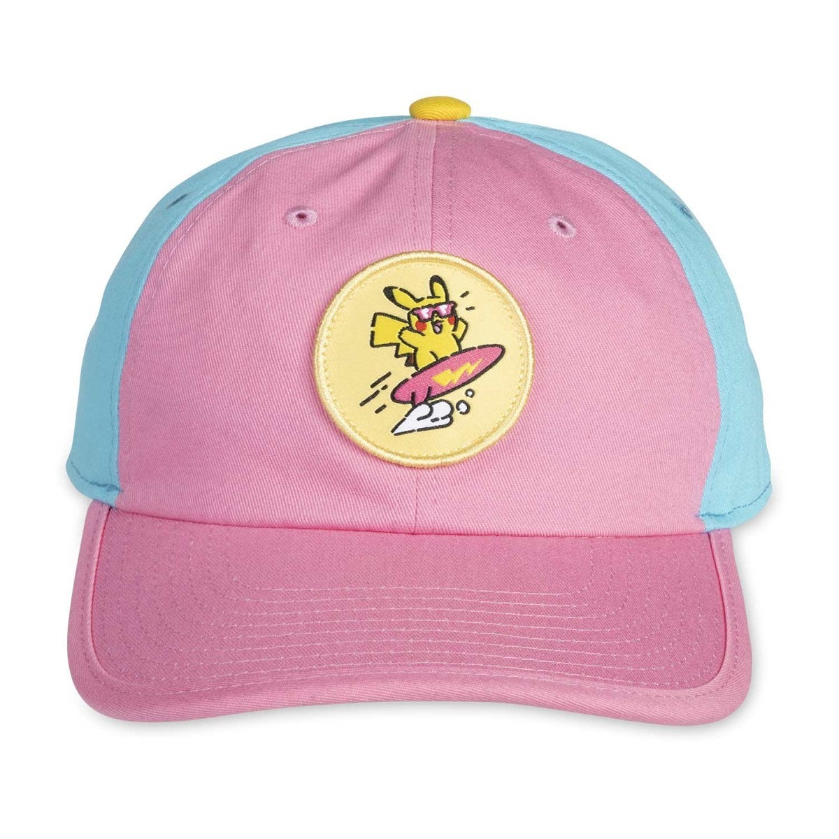 Pikachu Pokémon Lazy Summer Pink & Blue Hat (One Size-Adult) | Pokémon Center UK Official Site
