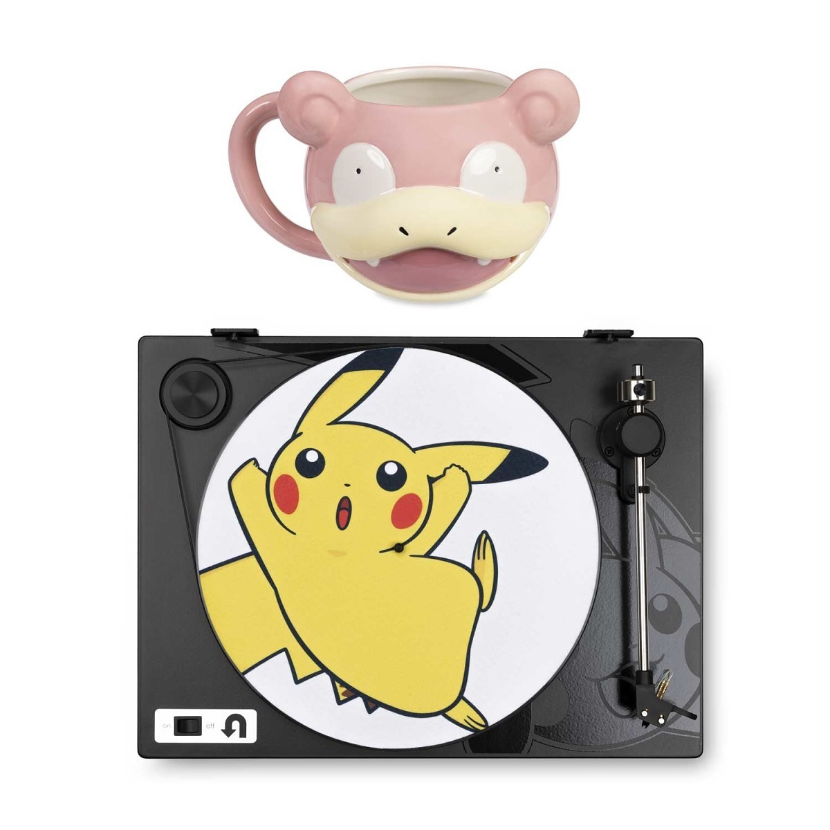 Pokémon Center × U-Turn Audio Turntable & Slowpoke Mug Bundle | Pokémon ...