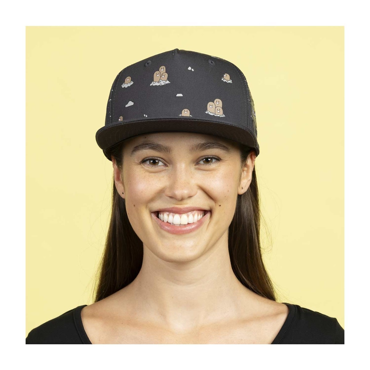 Diglett & Onix Flat-Bill Hat (One Size-Adult) | Pokémon Center Official ...