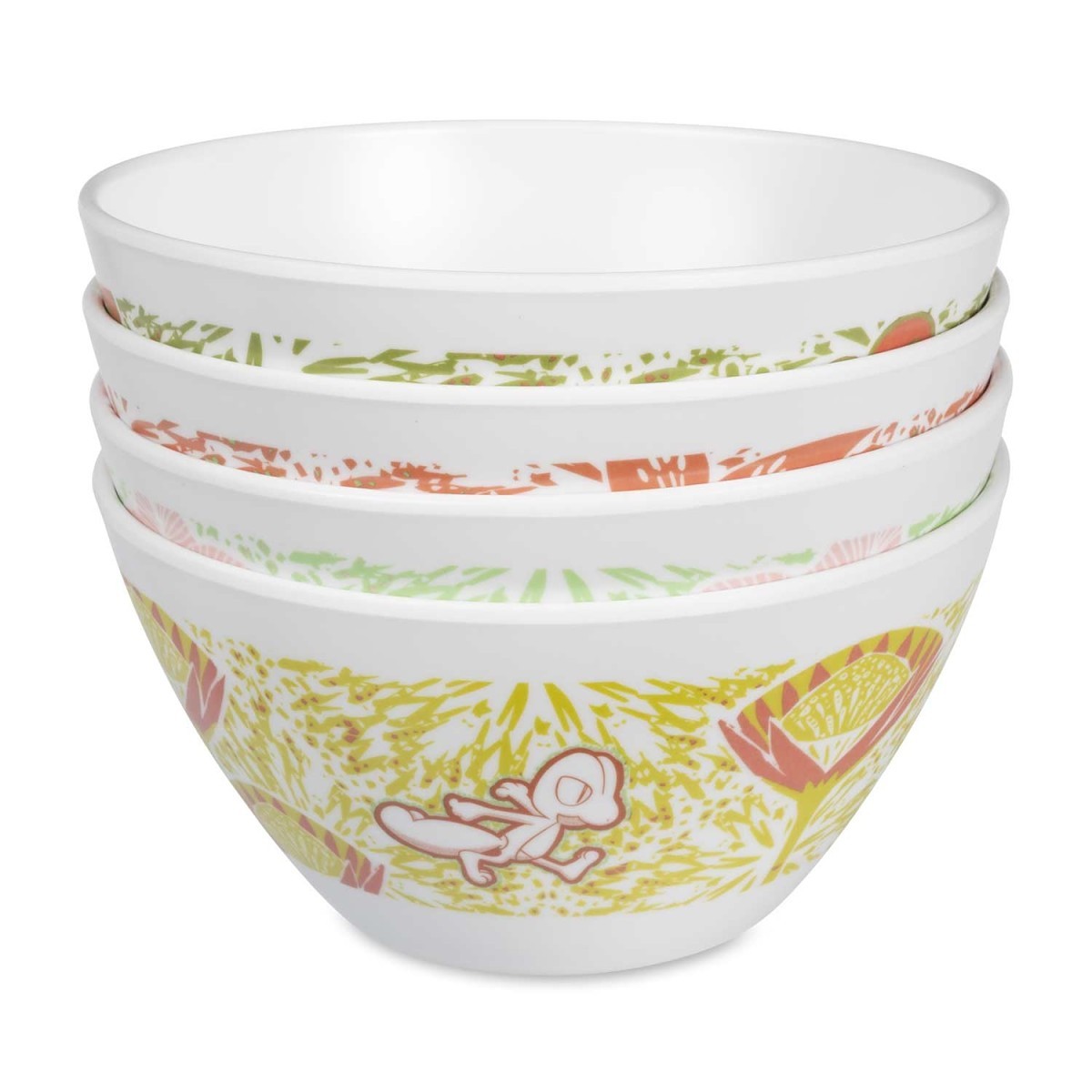 Floral Forest Pokémon Outdoor Dining Bowls (4-Pack) | Pokémon Center ...