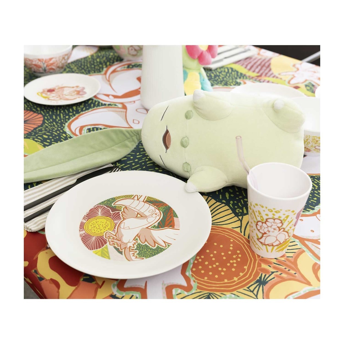 Floral Forest Pokémon Outdoor Dinner Plates (4-Pack) | Pokémon Center ...