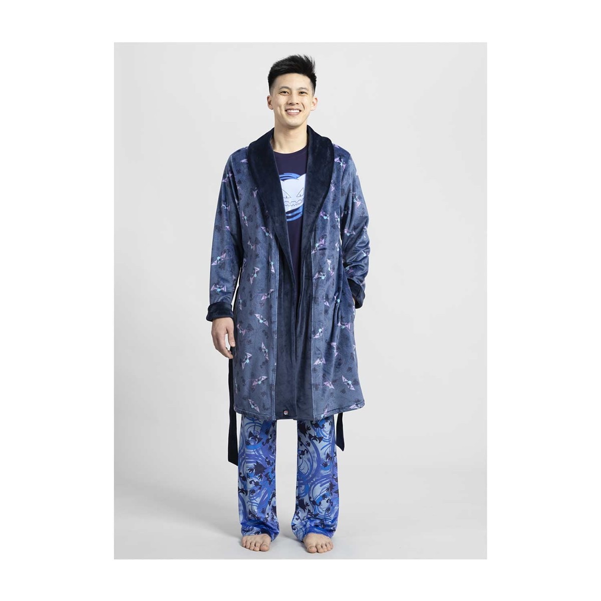 Soaring Sonar Pokémon Sleepwear Robe - Adult | Pokémon Center Official Site