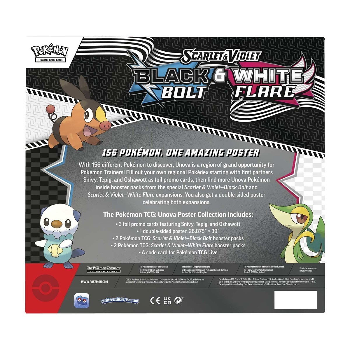 Pokémon TCG: Unova Poster Collection | Pokémon Center Official Site