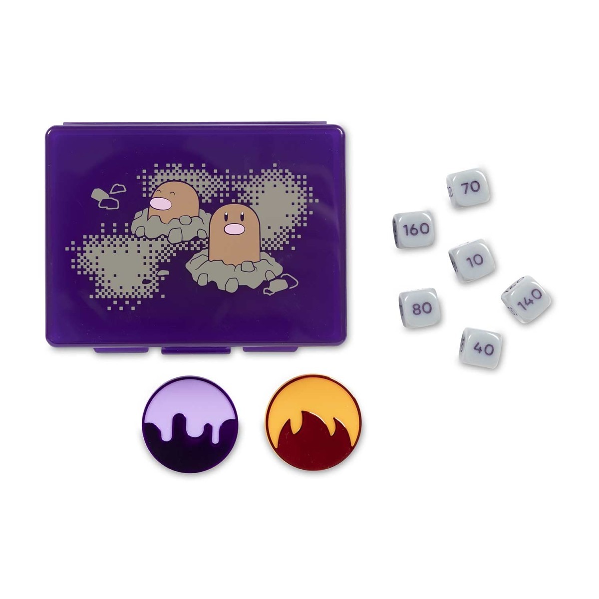 Pokémon TCG: Diglett's Cave Damage-Counter Dice & Condition Markers Set ...