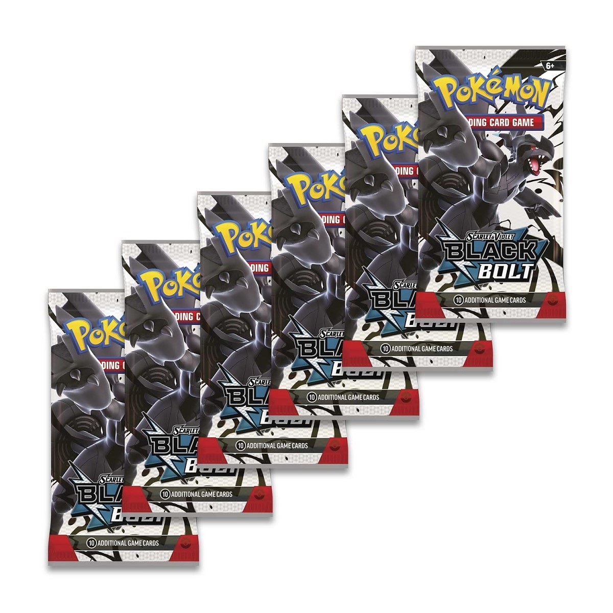 Pokémon TCG: Scarlet & Violet-Black Bolt Booster Bundle (6 Packs ...