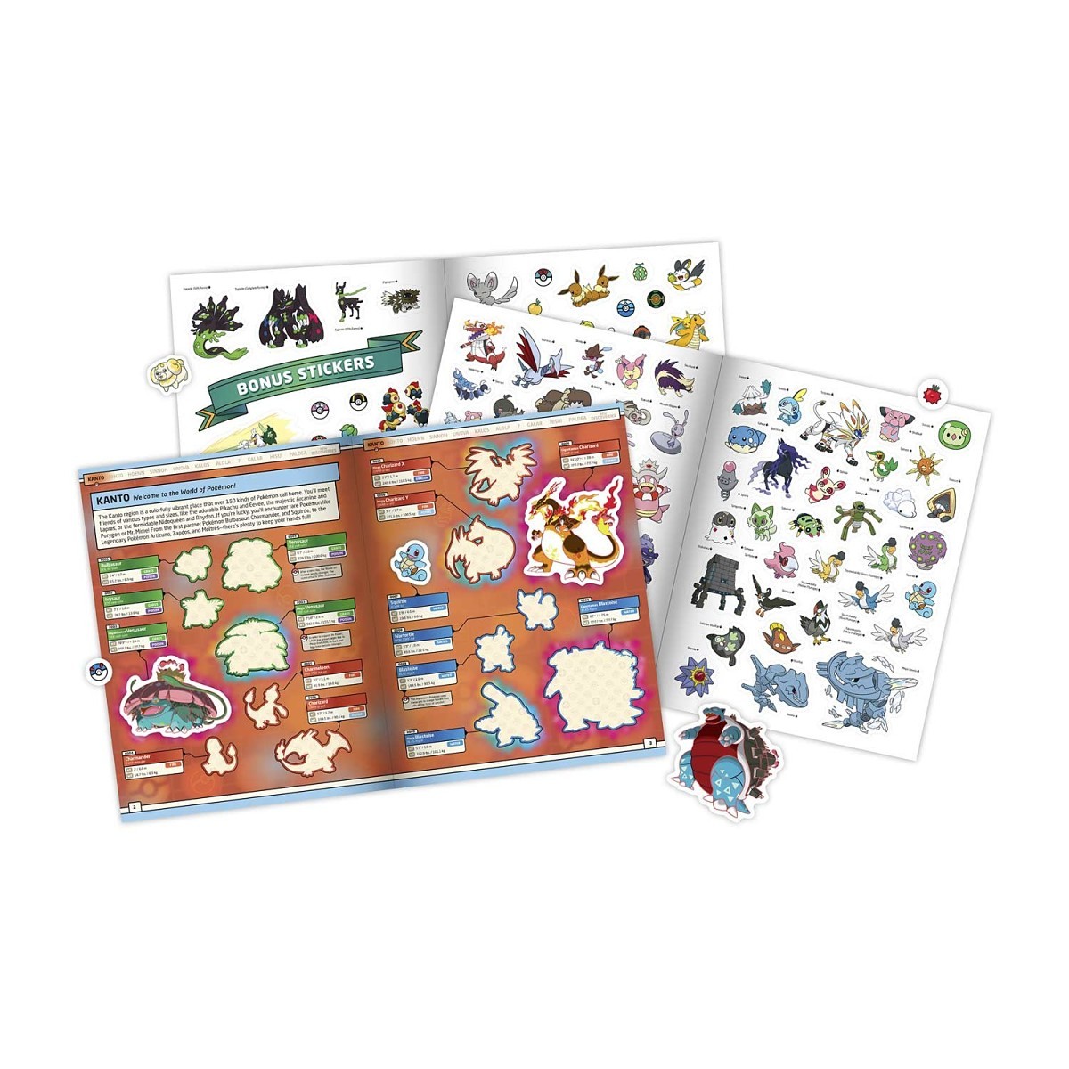 Pokémon Epic Sticker Collection 3rd Edition: From Kanto to Paldea ...
