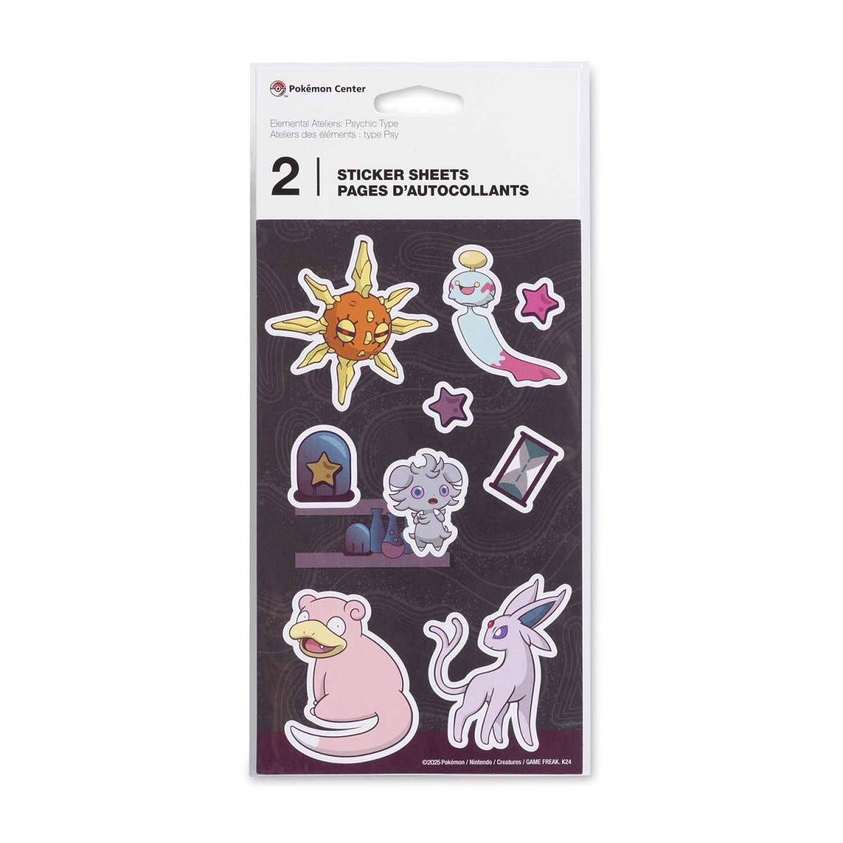 Elemental Ateliers: Psychic Types Sticker Sheets (2-Pack) | Pokémon ...