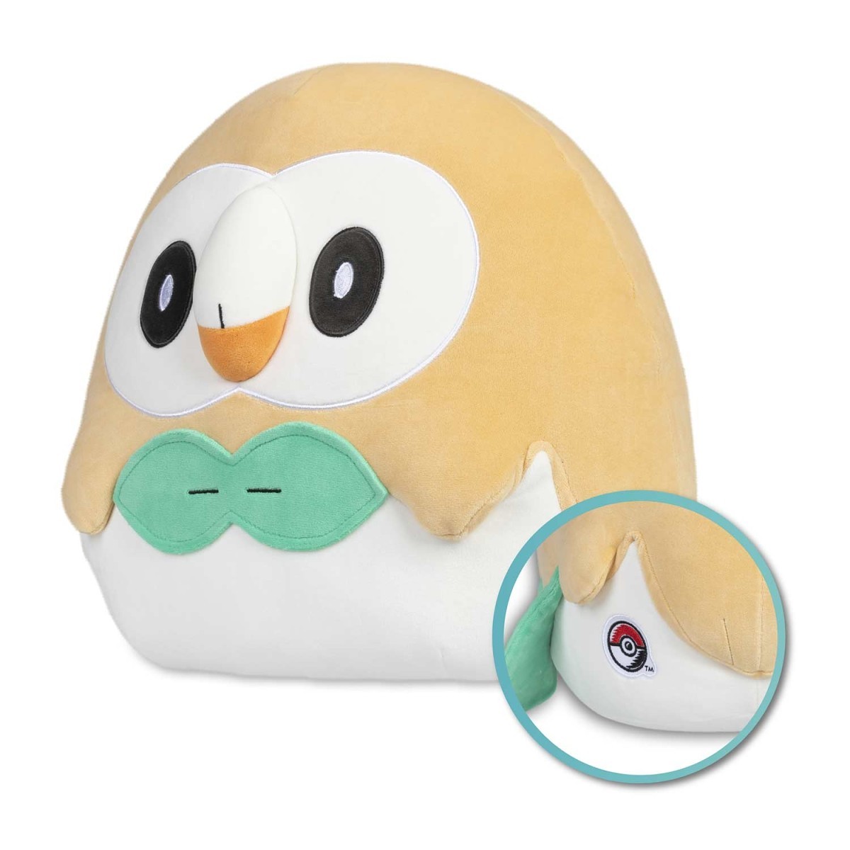 Rowlet Squishmallows Plush - 12 In. | Pokémon Center Official Site
