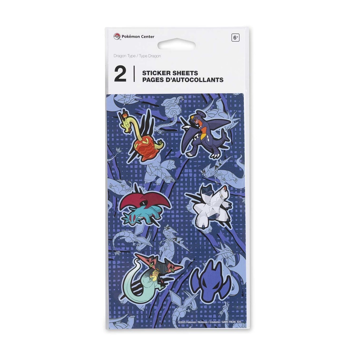 Dragon Type Pokémon Fundamentals Sticker Sheets (2-Pack) | Pokémon ...