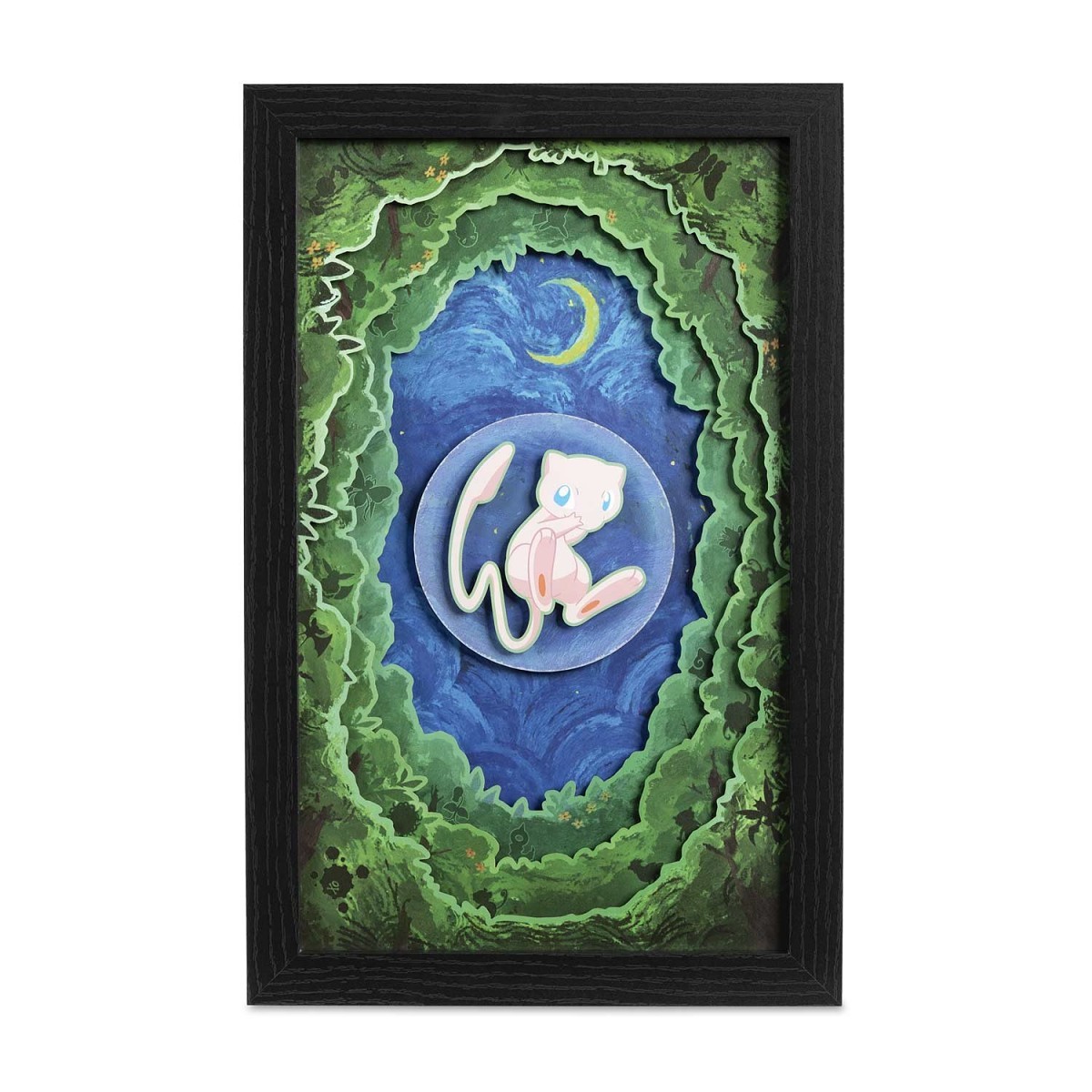 Mew Mythical Sights Layered Wall Art | Pokémon Center Official Site