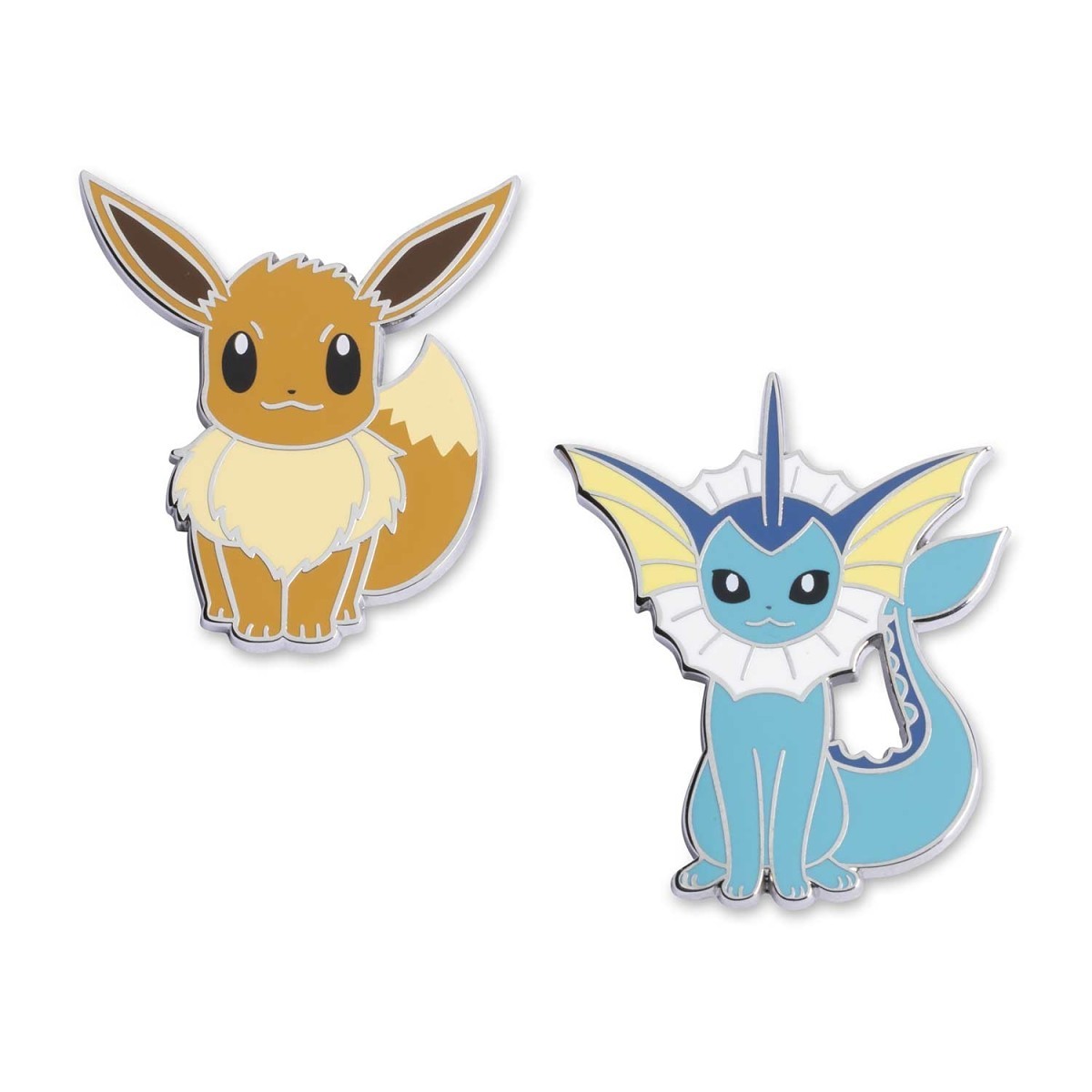 Eevee & Vaporeon Pokémon Pins (2-Pack) | Pokémon Center Australia ...
