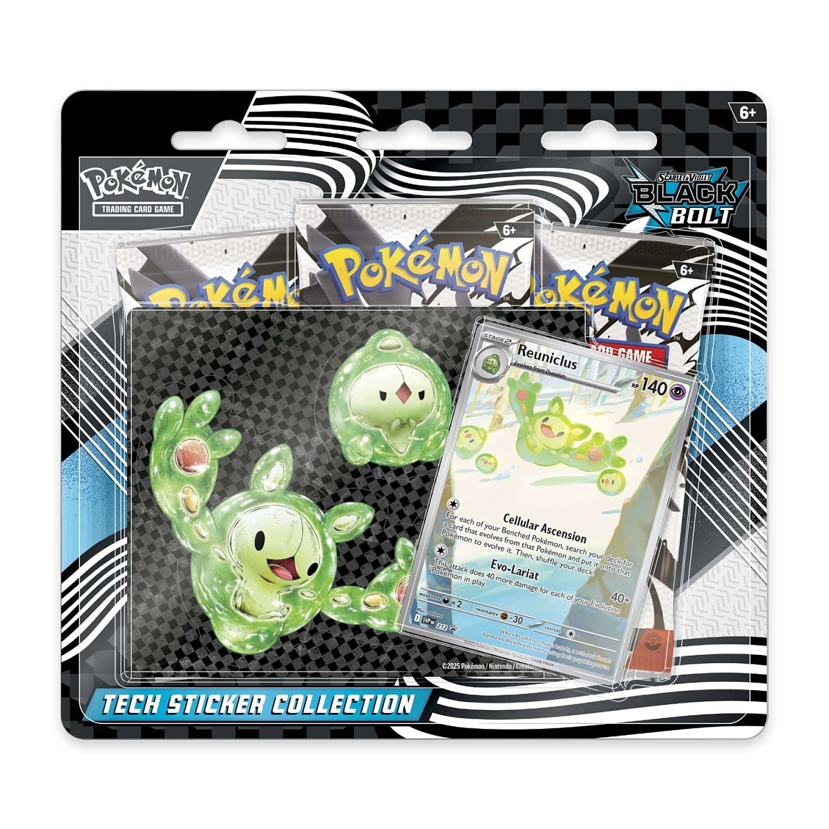Pokémon TCG: Scarlet & Violet-Black Bolt Tech Sticker Collection ...