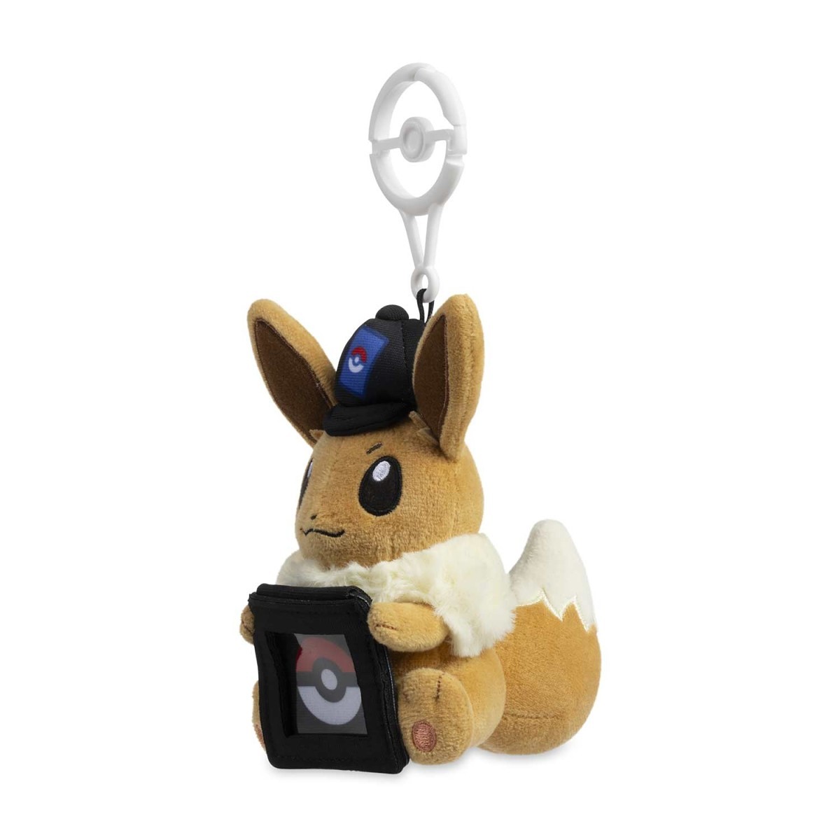 Pokémon TCG: Eevee Coin-Display Plush Key Chain | Pokémon Center Canada ...