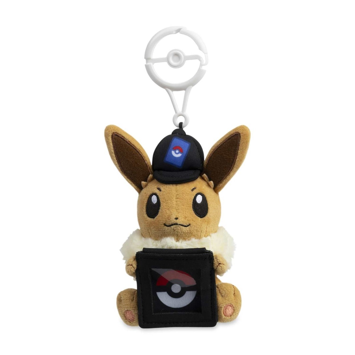 Pokémon TCG: Eevee Coin-Display Plush Key Chain | Pokémon Center Canada ...