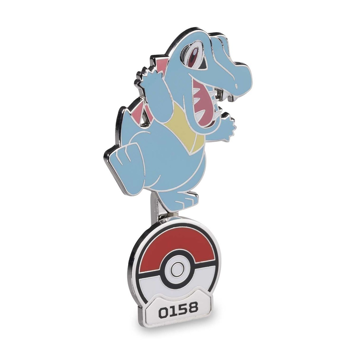 Pokémon Gallery Pins: Totodile Standing Pin | Pokémon Center Official Site