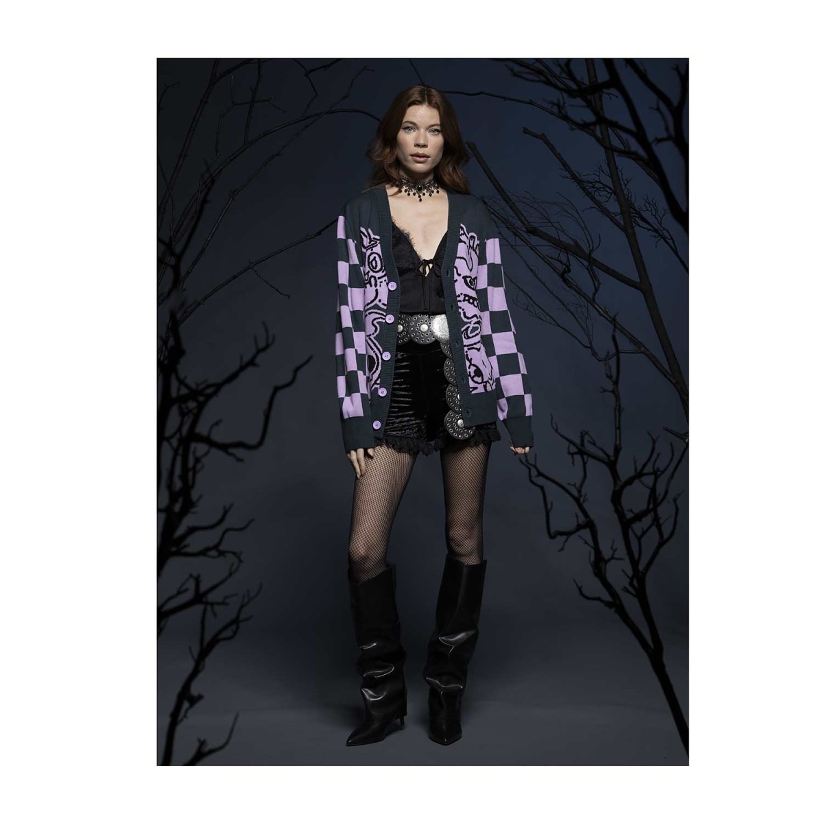Charming & Ghostly Knit Cardigan - Adult | Pokémon Center Canada ...