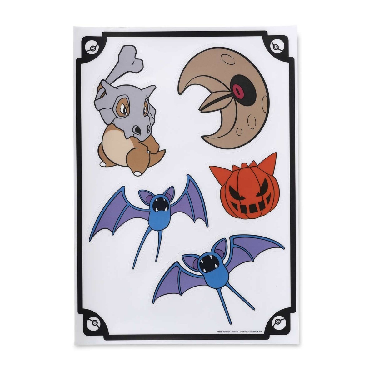Pokémon Halloween Window Clings (5-Pack) | Pokémon Center Official Site