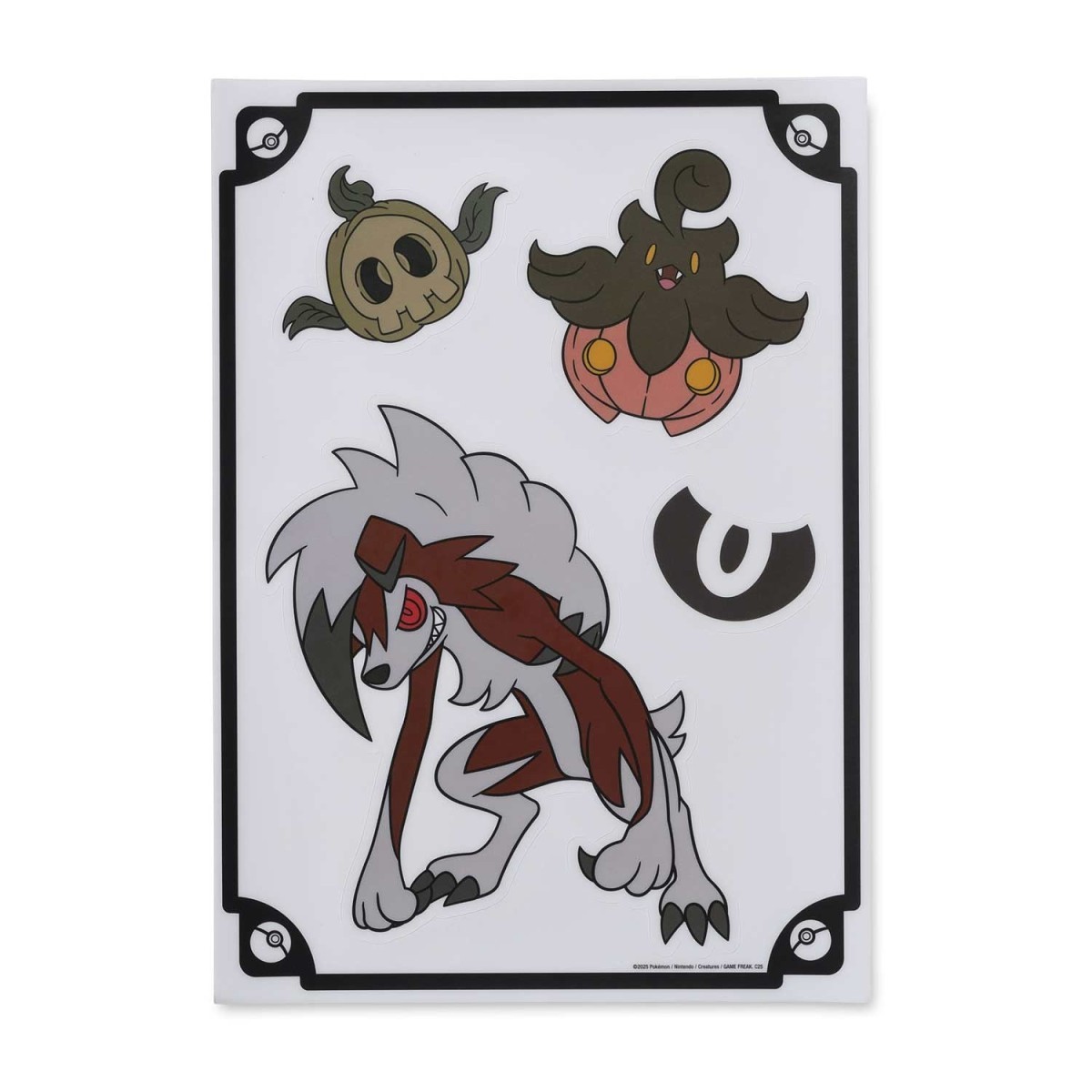 Pokémon Halloween Window Clings (5-Pack) | Pokémon Center Official Site