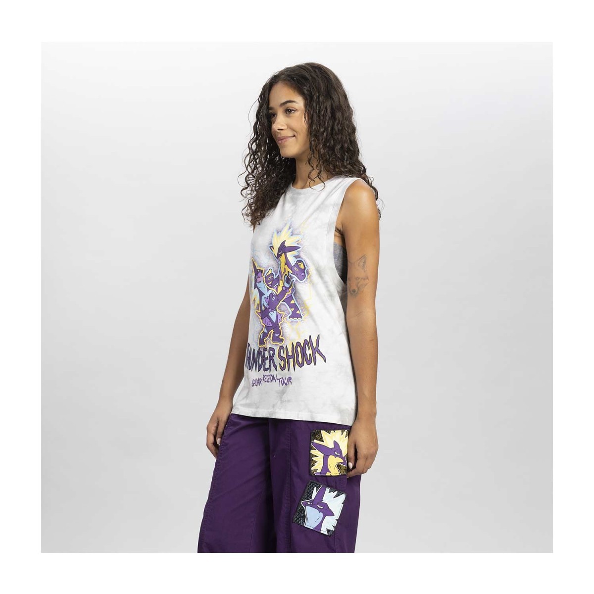 Thunder Shock Dark Noise Tank Top - Women | Pokémon Center Official Site