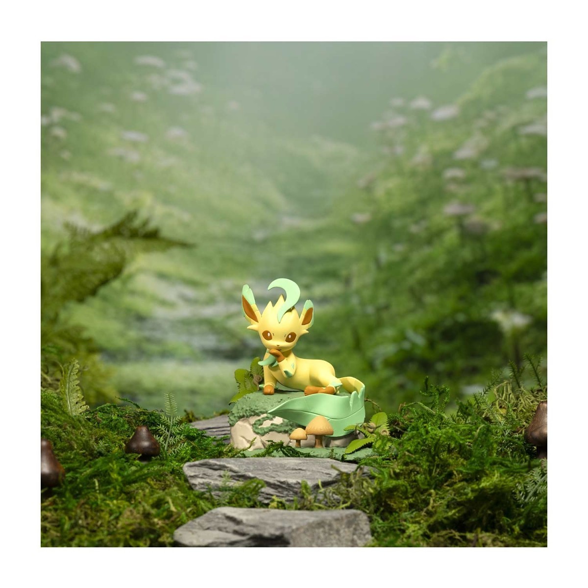 Peaceful Retreat with Leafeon Evolving Personalities Figure | Pokémon ...