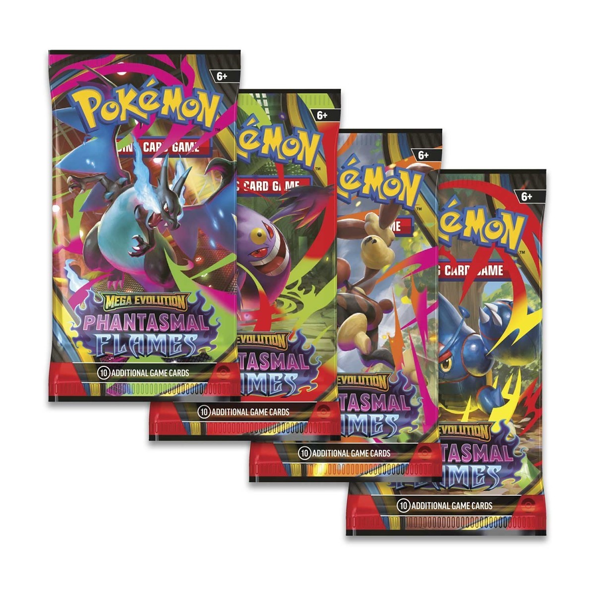 Pokémon TCG: Mega Evolution-Phantasmal Flames Booster Display Box (36 ...