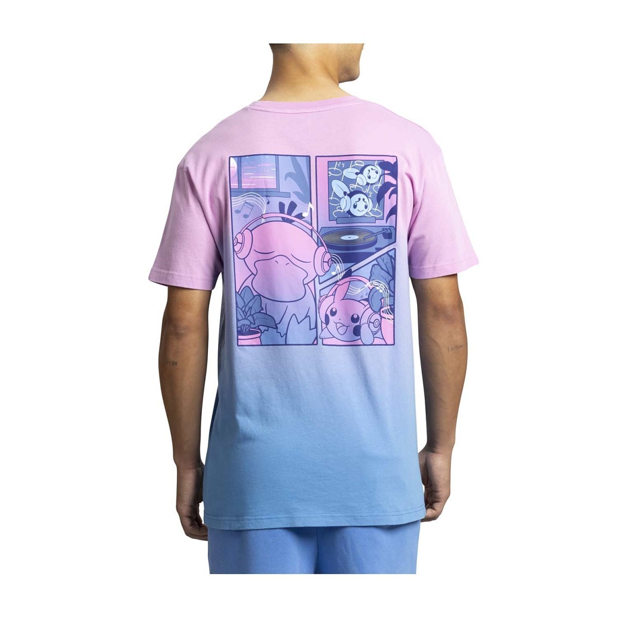 Analog Beats Lo-Fi Loungewear Pink & Blue Short-Sleeve T-Shirt – Adult ...