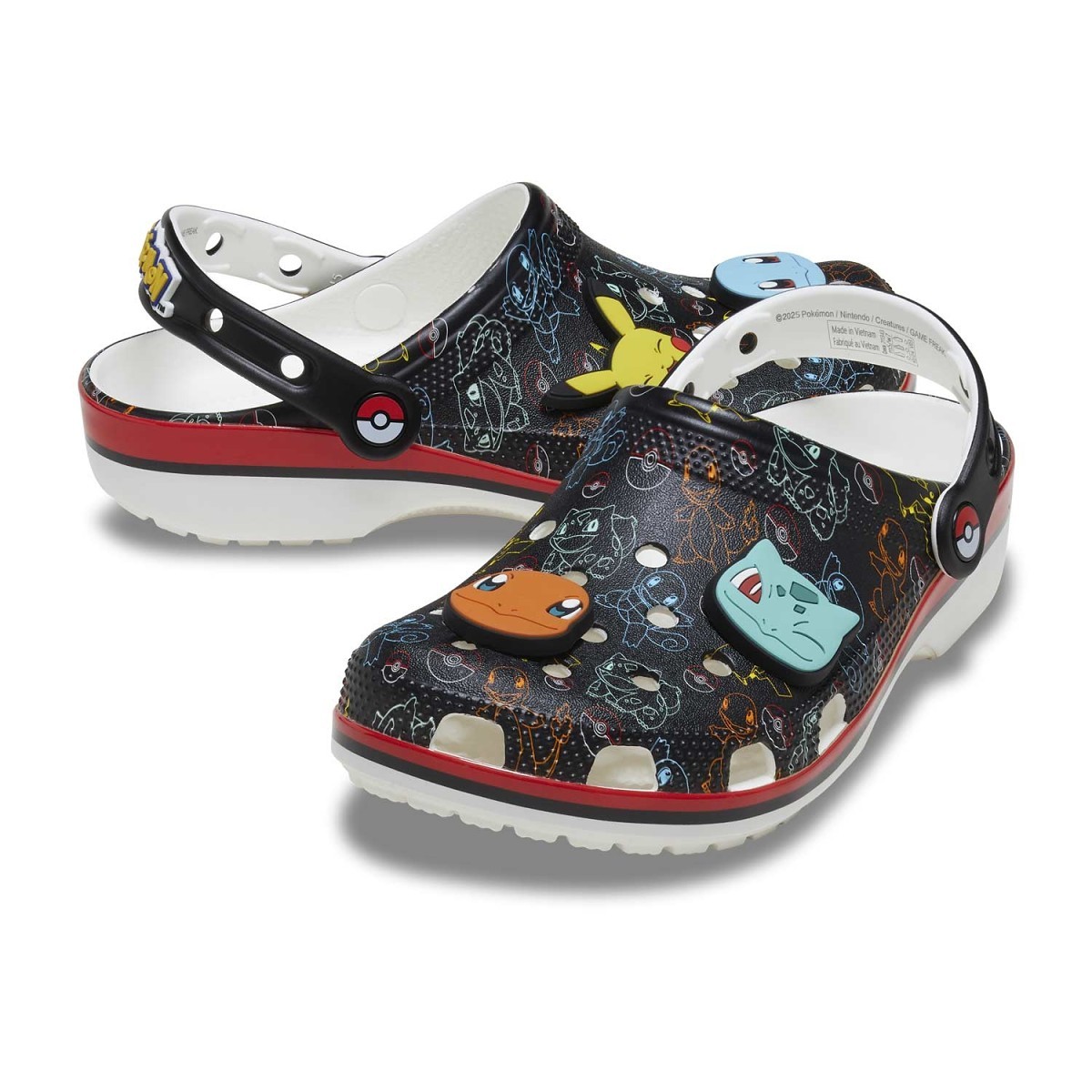 Pikachu & Kanto First Partners Classic Clogs by Crocs - Adult | Pokémon ...
