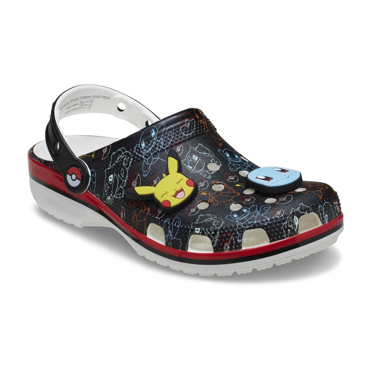 Pikachu & Kanto First Partners Classic Clogs by Crocs - Adult | Pokémon ...