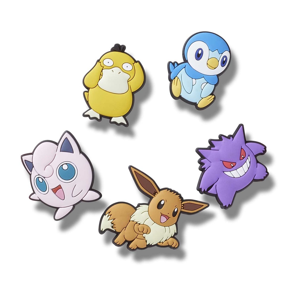 Jigglypuff, Psyduck & Friends Jibbitz Shoe Charms by Crocs (5-Pack ...
