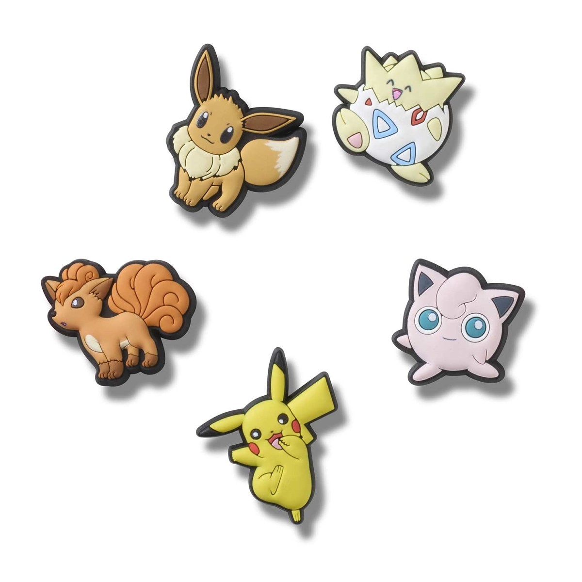 Pikachu, Vulpix & Friends Jibbitz Shoe Charms by Crocs (5-Pack ...