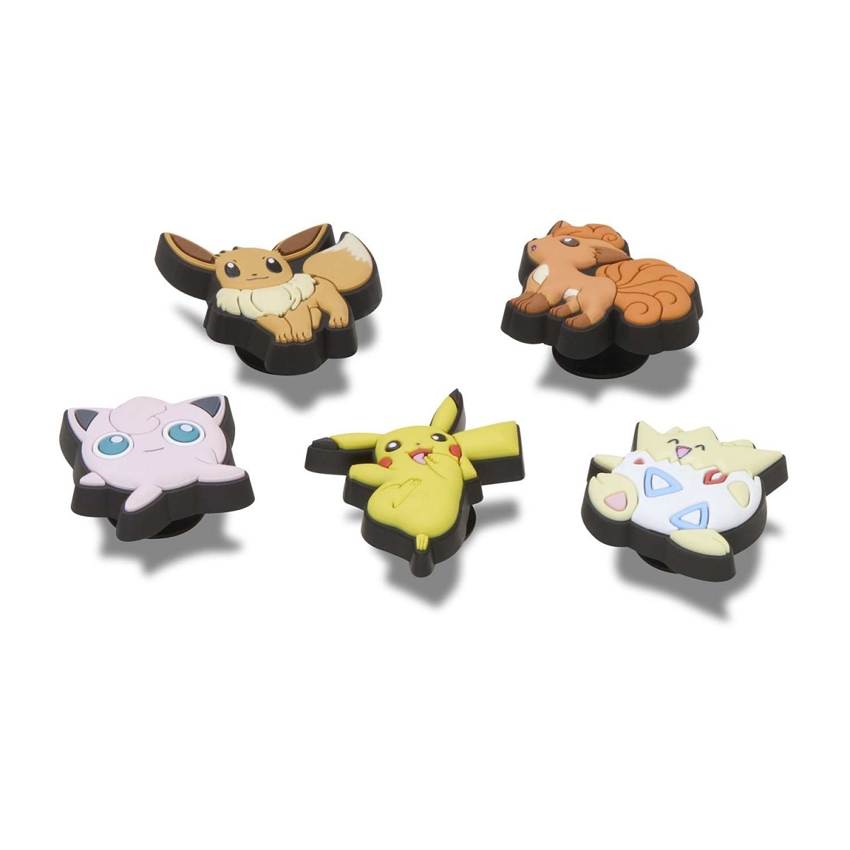 Pikachu, Vulpix & Friends Jibbitz Shoe Charms by Crocs (5-Pack ...