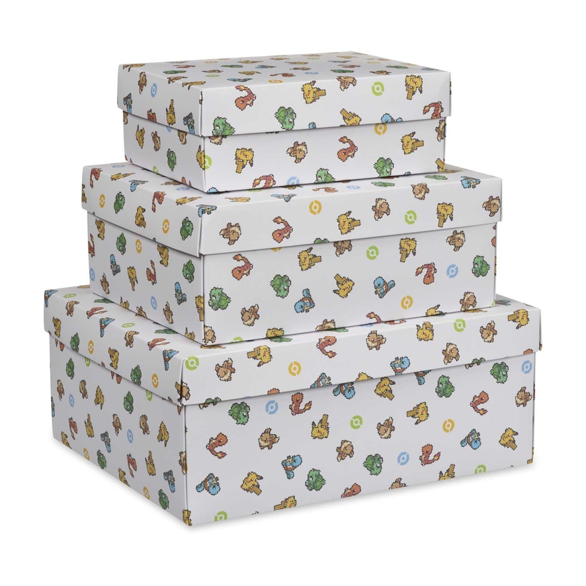 Kanto First Partner Pixels Medium Gift Box | Pokémon Center Official Site