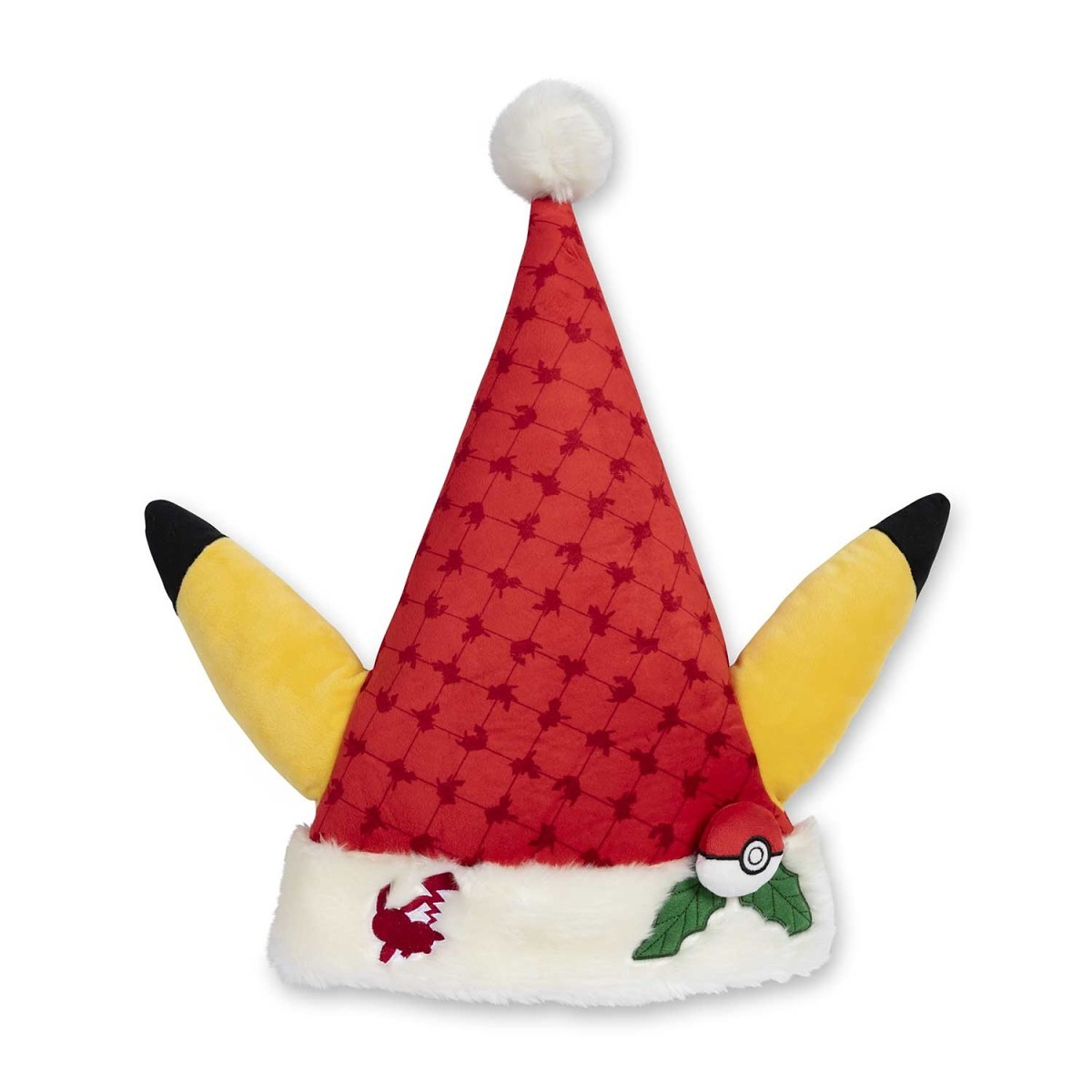 Pikachu Pokémon Holiday Plush Hat (One Size-Adult) | Pokémon Center ...