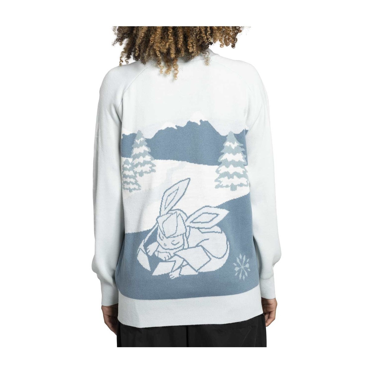 Glaceon Pokémon Holiday Blue Turtleneck Sweater - Adult | Pokémon ...