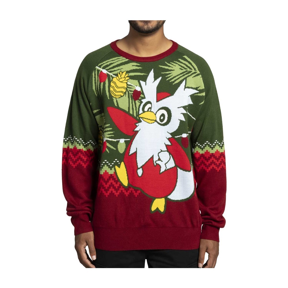 Delibird Pokémon Holiday Red & Green Sweater - Adult | Pokémon Center ...