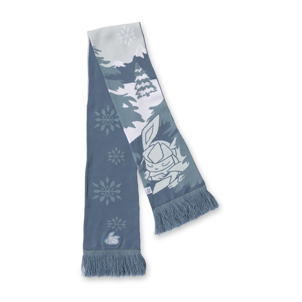 Glaceon Pokémon Holiday Blue Knit Scarf (One Size-Adult) | Pokémon ...