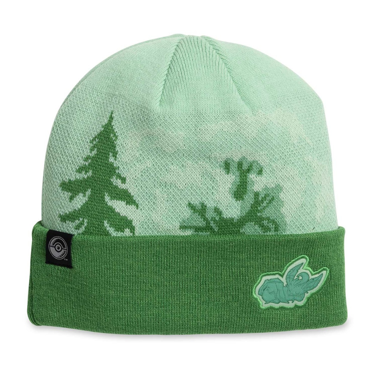 Leafeon Pokémon Holiday Green Knit Beanie (One Size-Adult) | Pokémon ...