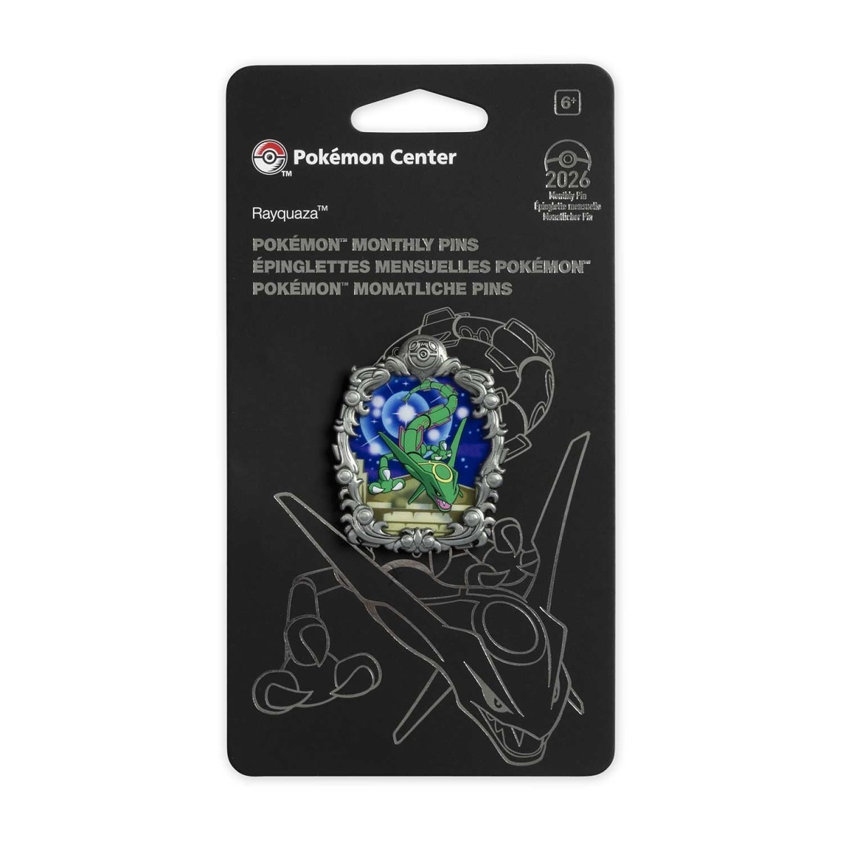 Rayquaza Pokémon Monthly Pins: Legendary Moments Pin (2 of 12 ...